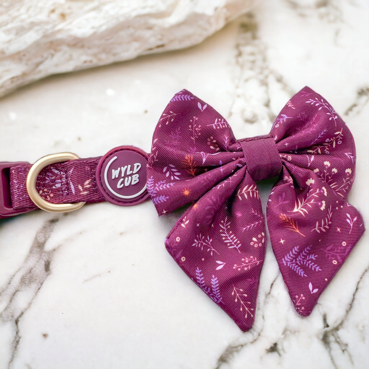 Dog Sailor Bow: Chiswick Fig – WYLD CUB