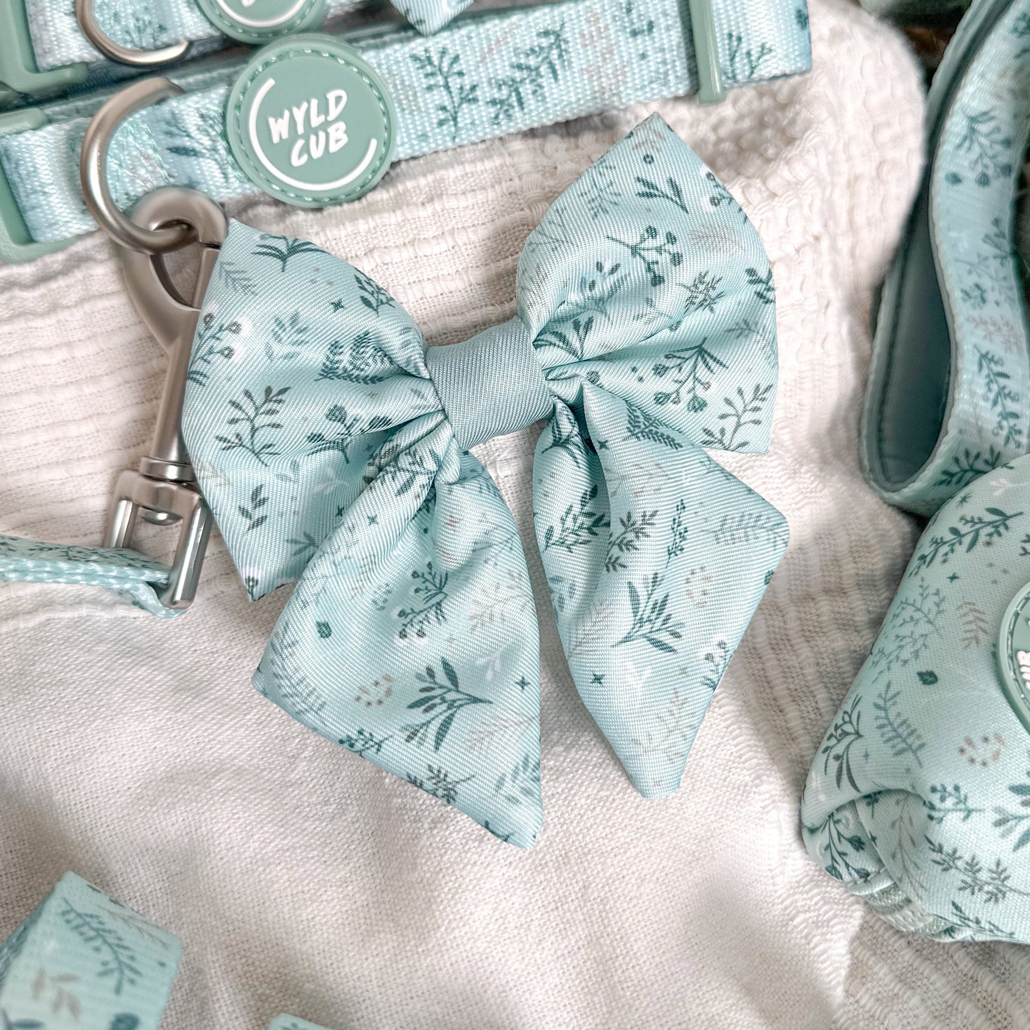 Dog Sailor Bow: Chiswick Pistachio – WYLD CUB