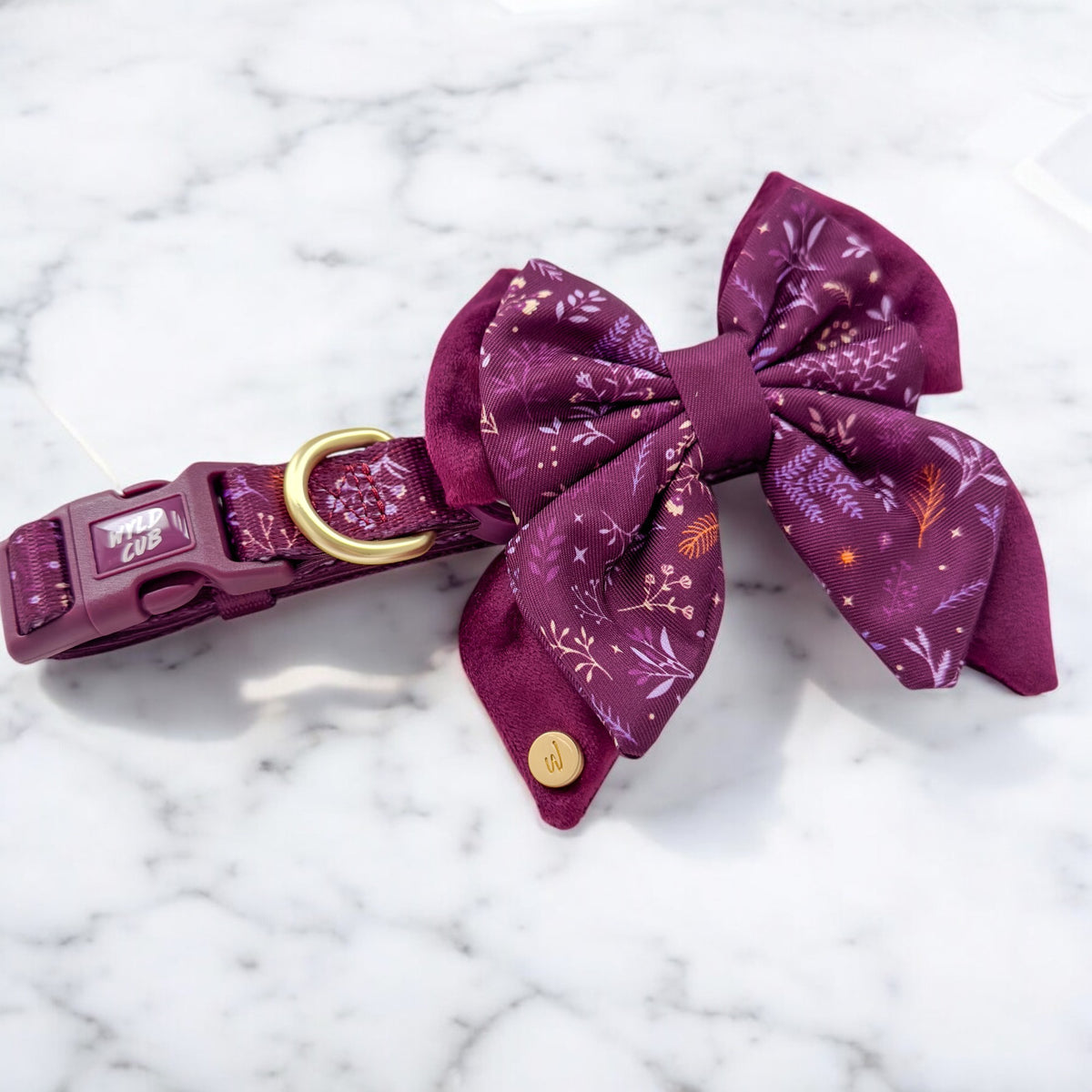Dog Butterfly Bow: Chiswick Fig – WYLD CUB